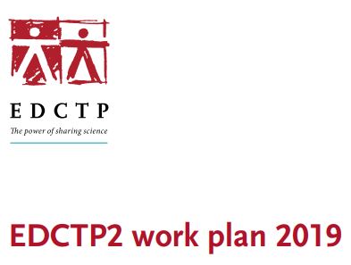 Work plan 2019 - EDCTP