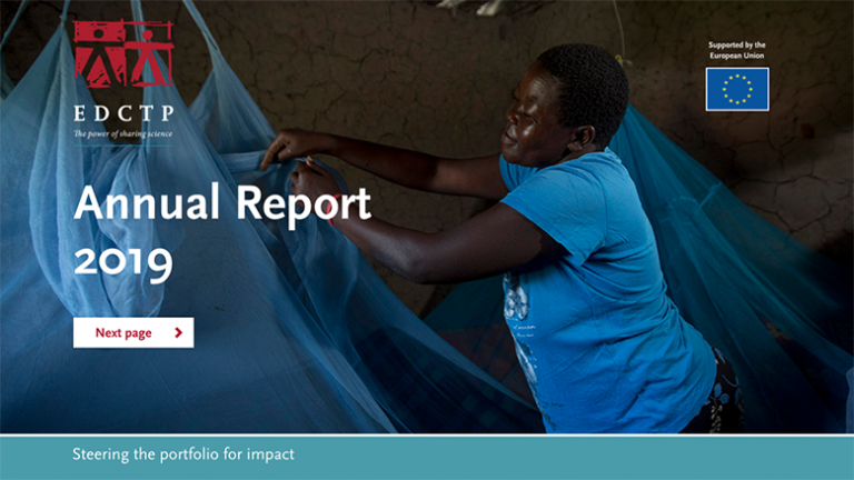 Annual Report 2019 - steering a portfolio for impact - EDCTP